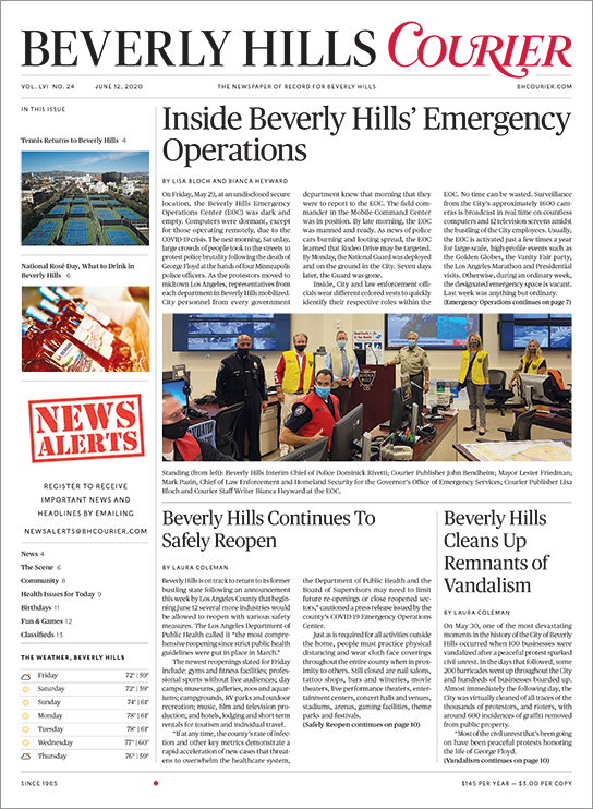 Print Editions – Beverly Hills Courier — Beverly Hills Courier