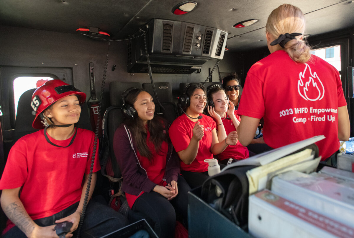 Beverly Hills Youth Take Part in Fire Department Empowerment Camp ...