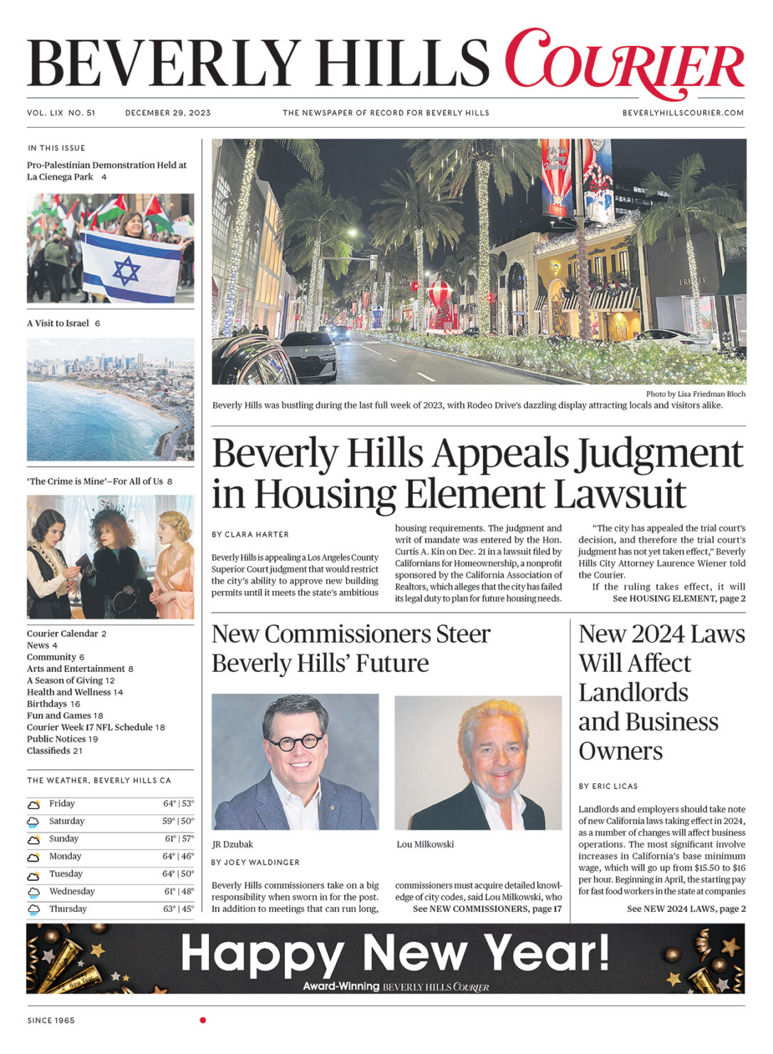 Print Editions - Beverly Hills Courier